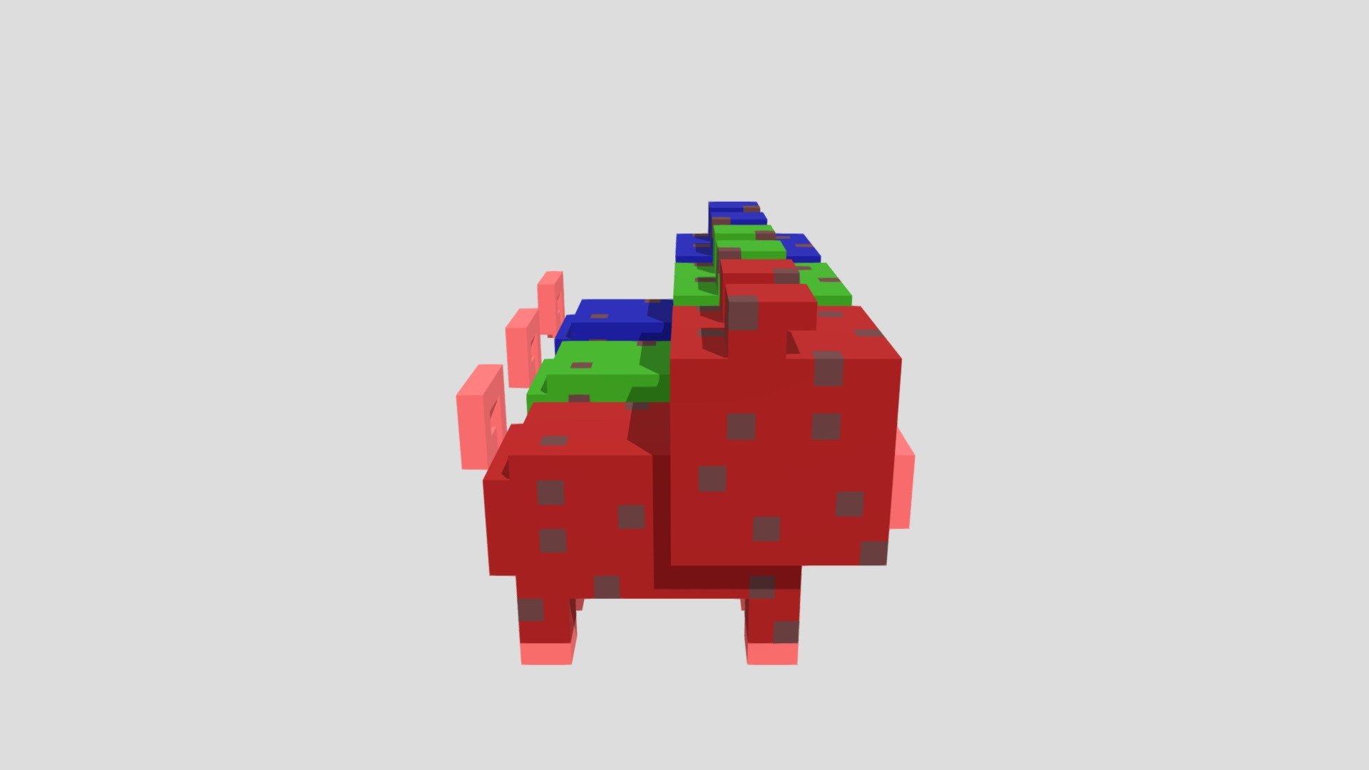 Pig RGB - 9010 - 3D model by a9010 [c29f4f3] - Sketchfab