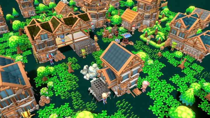 Town 3D models - Sketchfab