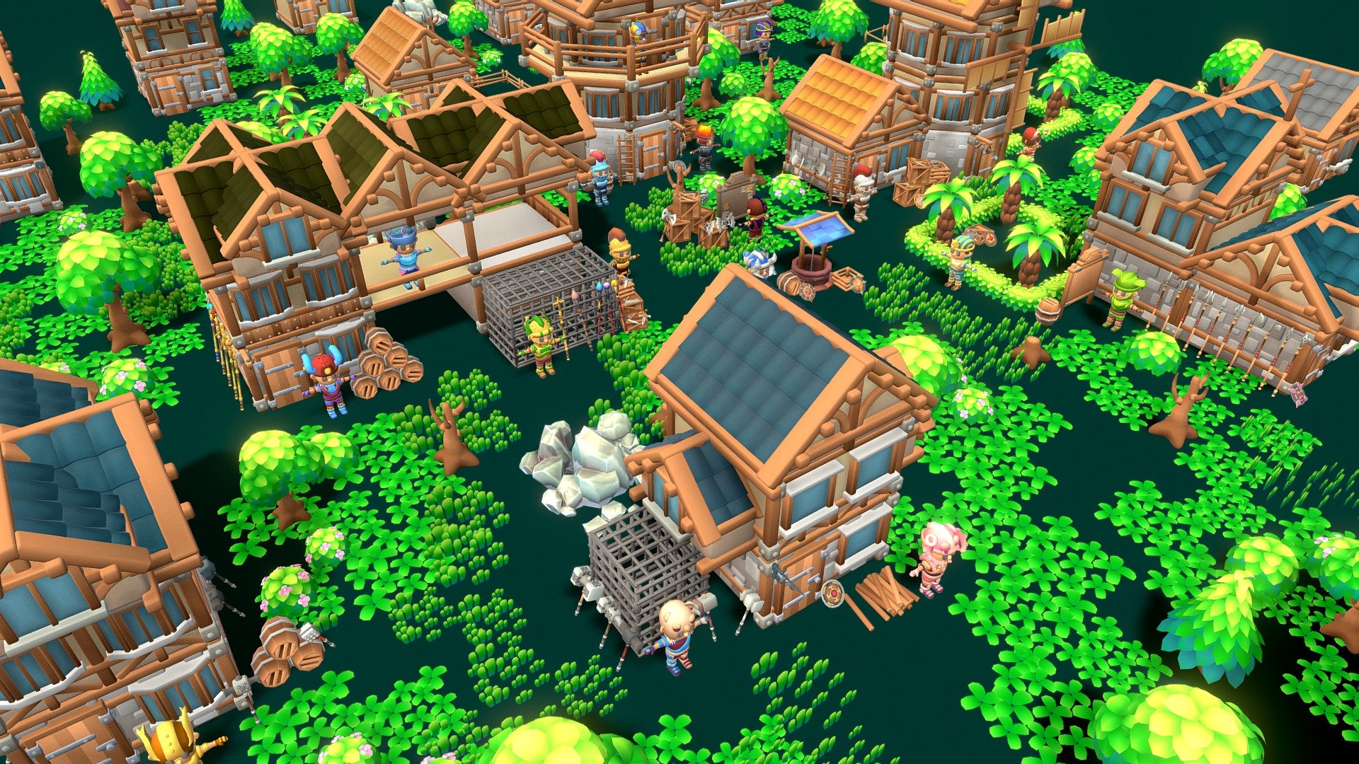 Medieval Town Asset Pack - Buy Royalty Free 3D model by LowPolyBoy ...