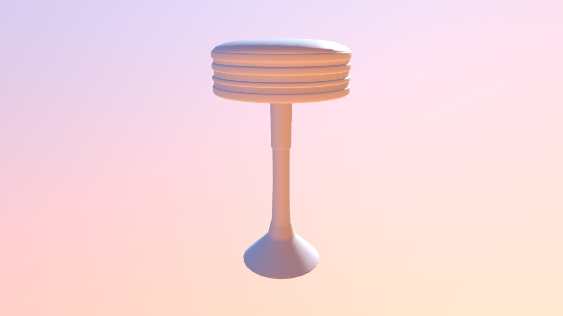 Stool - 3D model by cogbourne [c2a160f] - Sketchfab