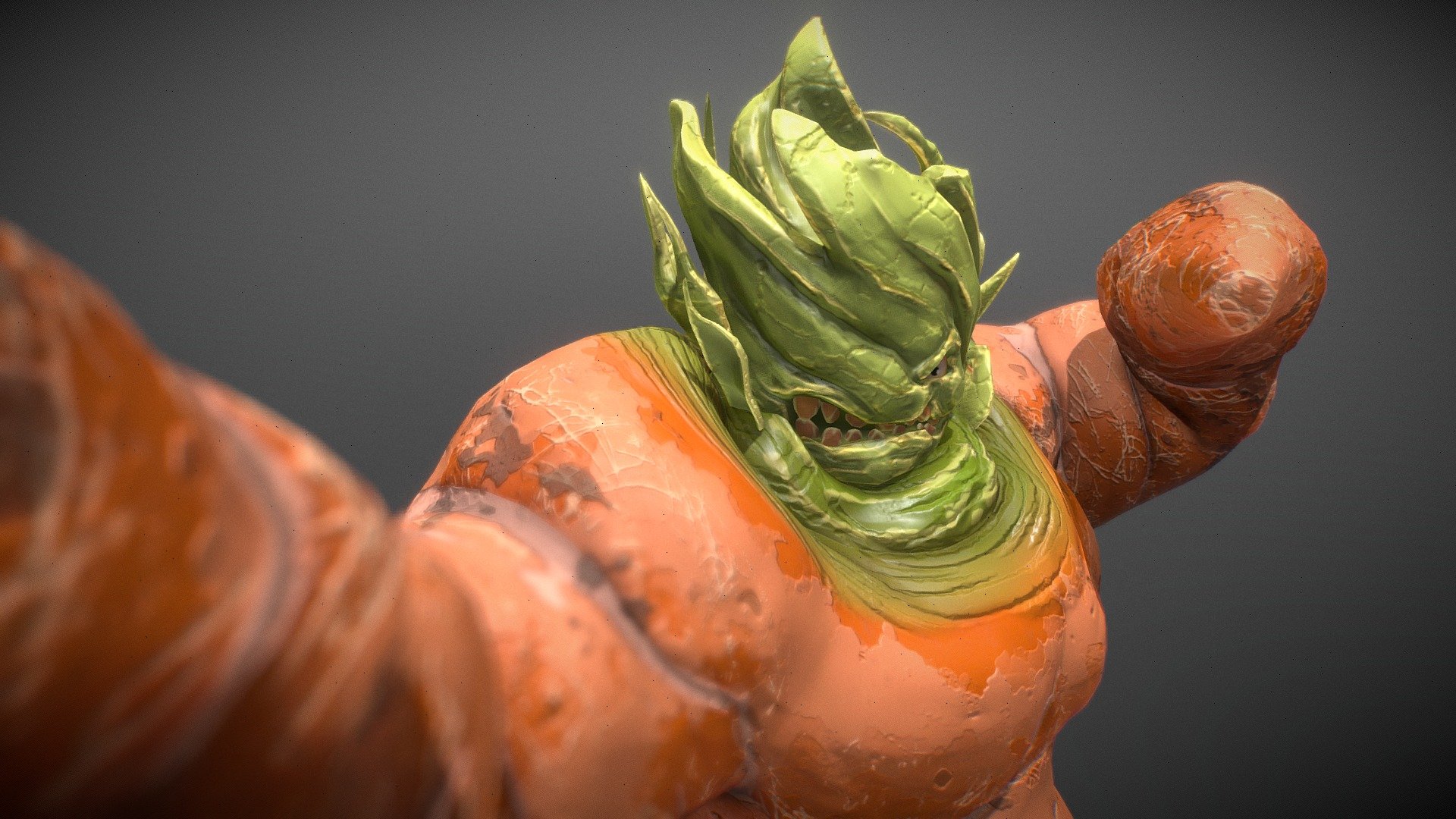 Morkovnik, the Carrot Guy 🥕 - 3D model by KumaSutra [c2a18fe] - Sketchfab