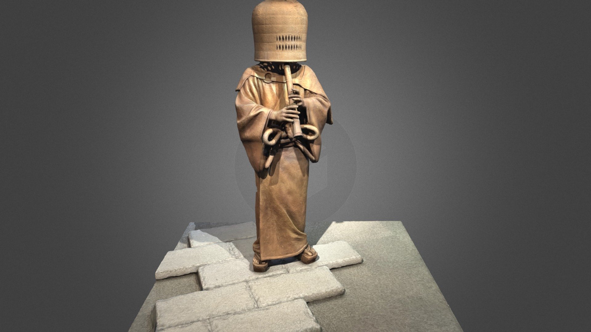 Komuso 虚無僧 - Download Free 3D model by Kent Mori (@yggdrasil42 ...