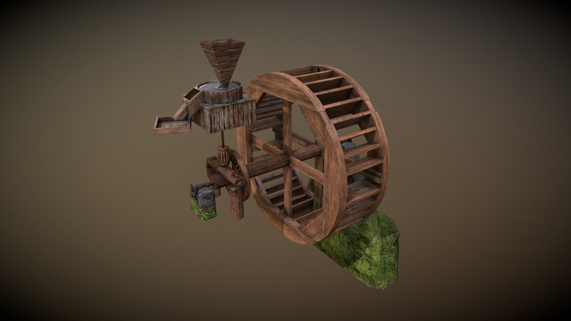 Water Mill animation - 3D model by VOKA 3D Anatomy & Pathology (@VOKA ...
