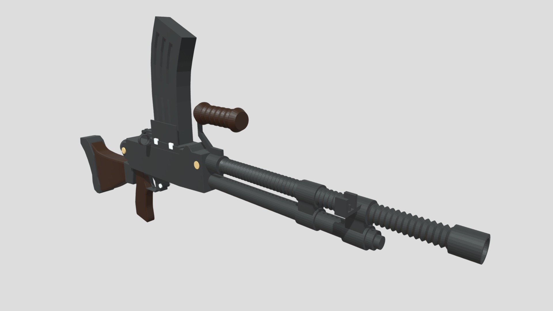 Japanese WW2 Type 96 LMG - Download Free 3D model by blaze71643 ...