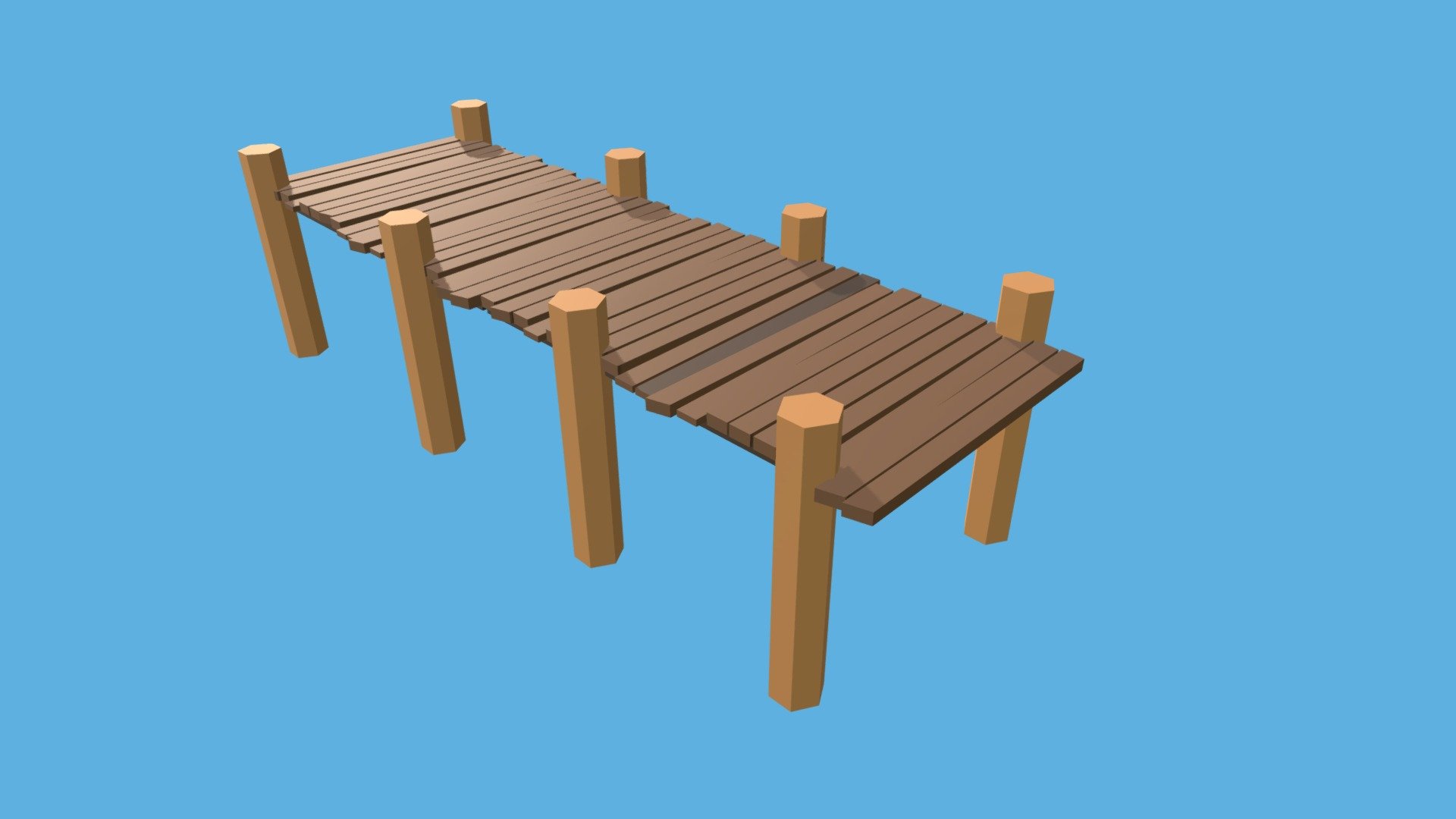 Wooden jetty - Download Free 3D model by ironicalghosty [c2a3909 ...