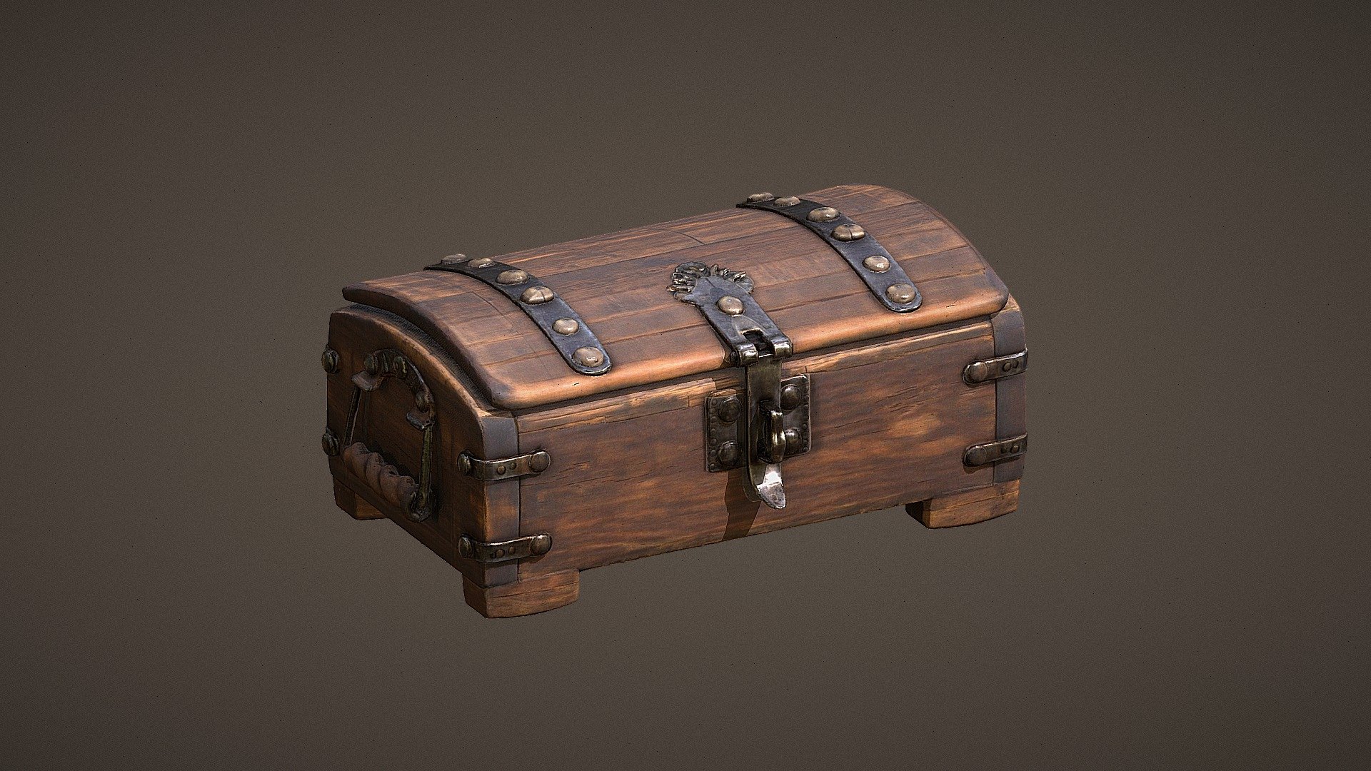 antique chest (Roman Empire style) - Download Free 3D model by ...