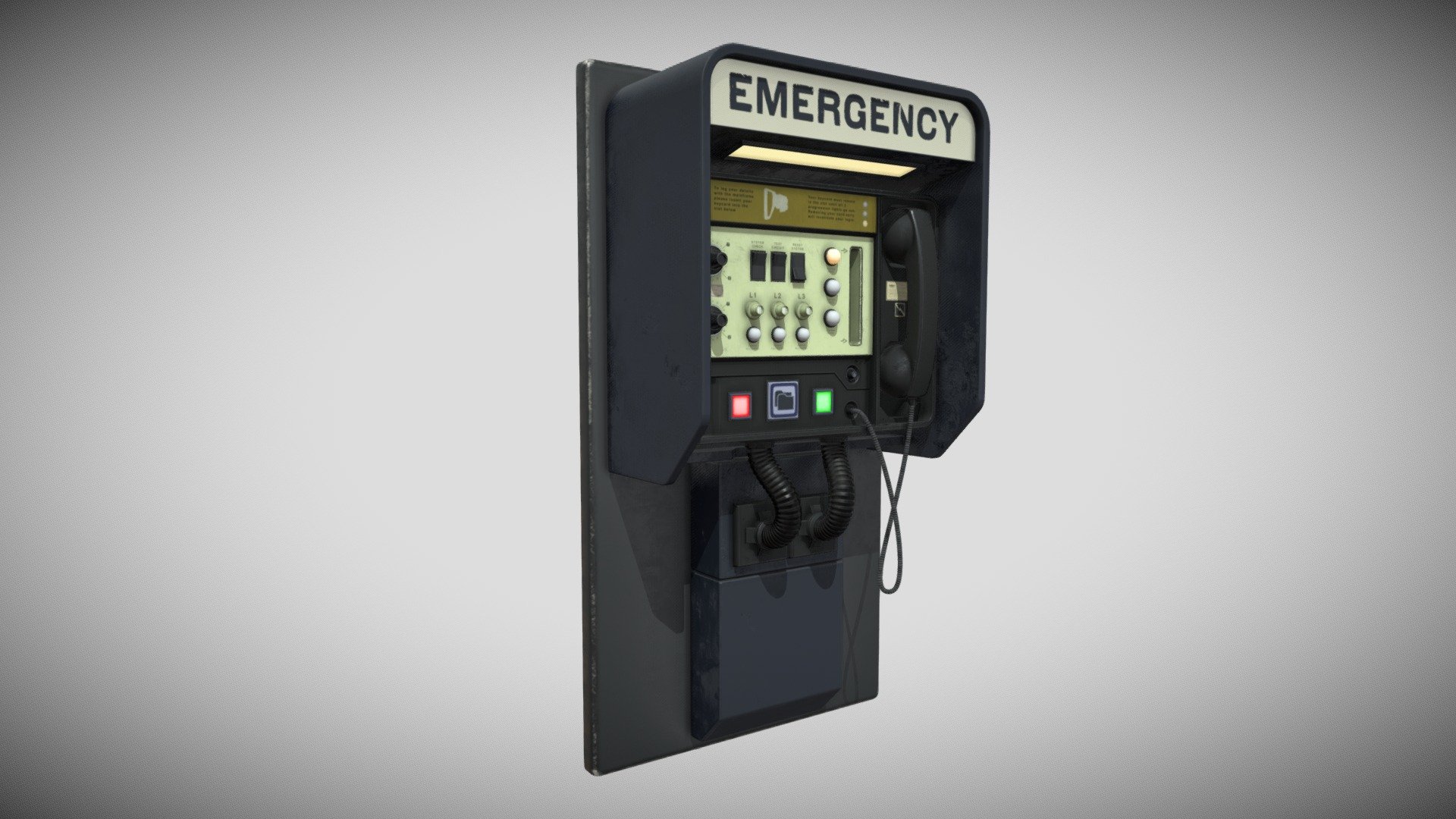 Alien: Isolation - Savegame log point - 3D model by Esteban Chocobar ...