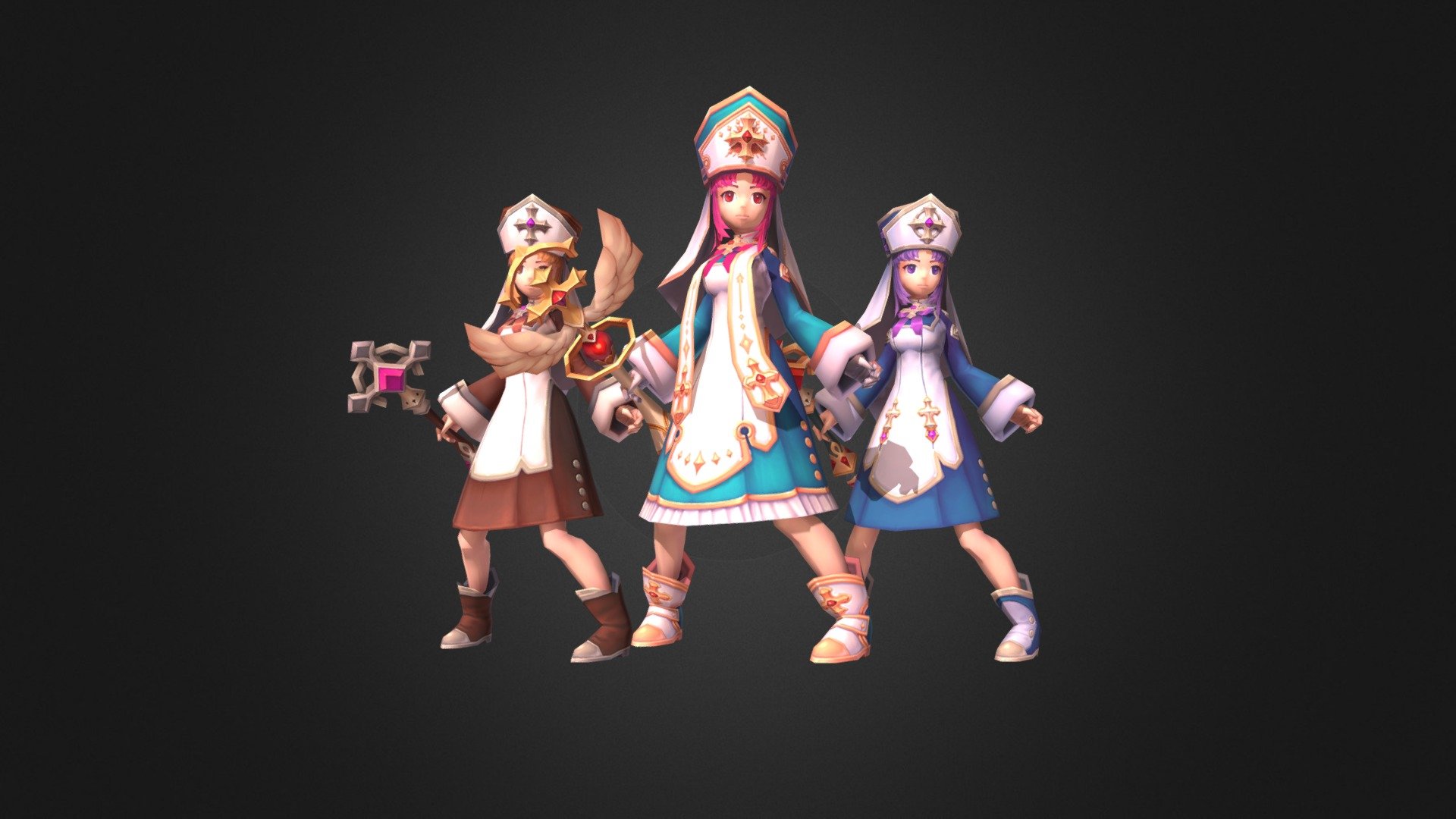 Priest - 3D model by Hit (@sihalee74) [c2a6aee] - Sketchfab