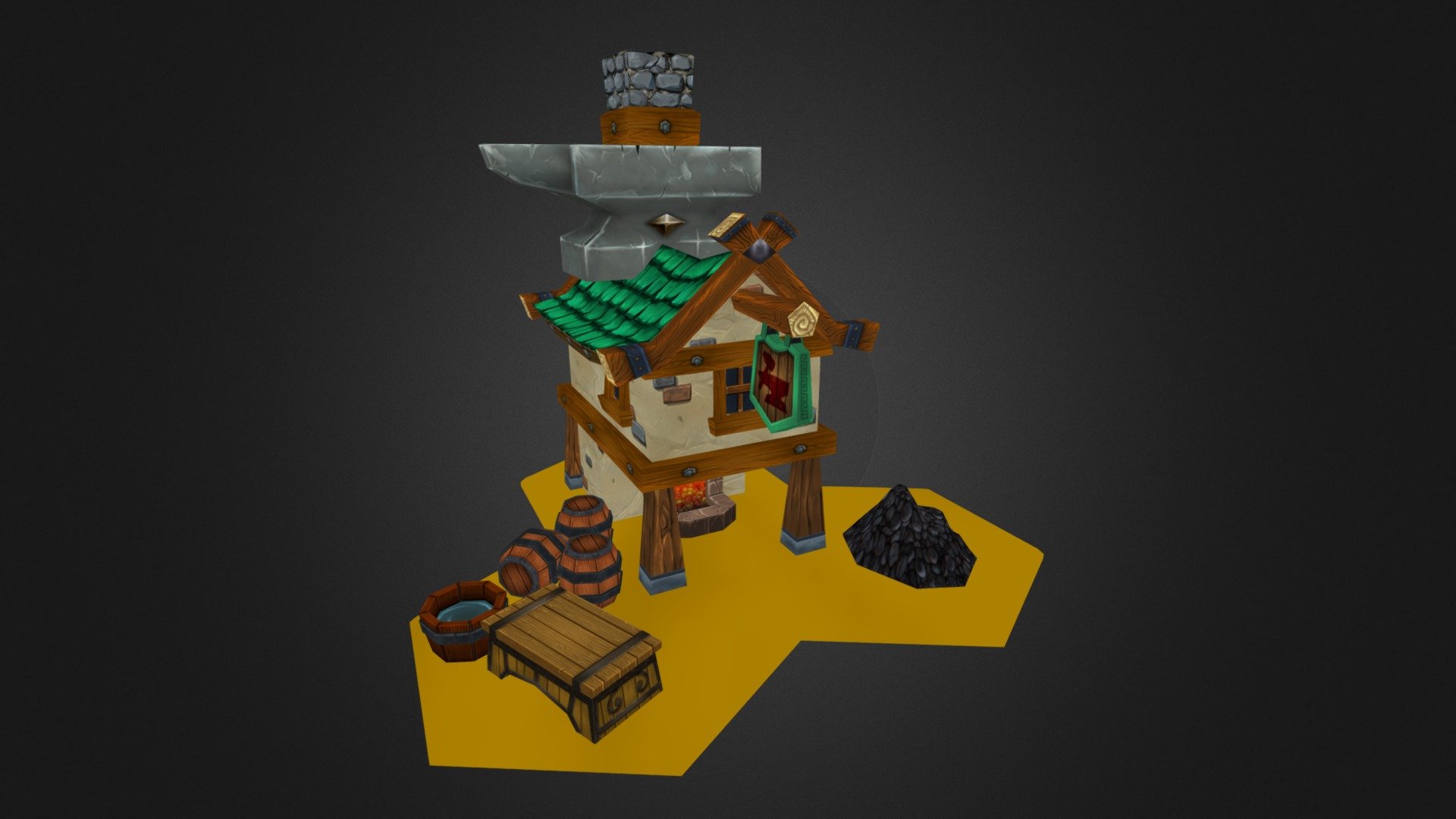 Smithy - 3D model by wrackune [c2a77f0] - Sketchfab