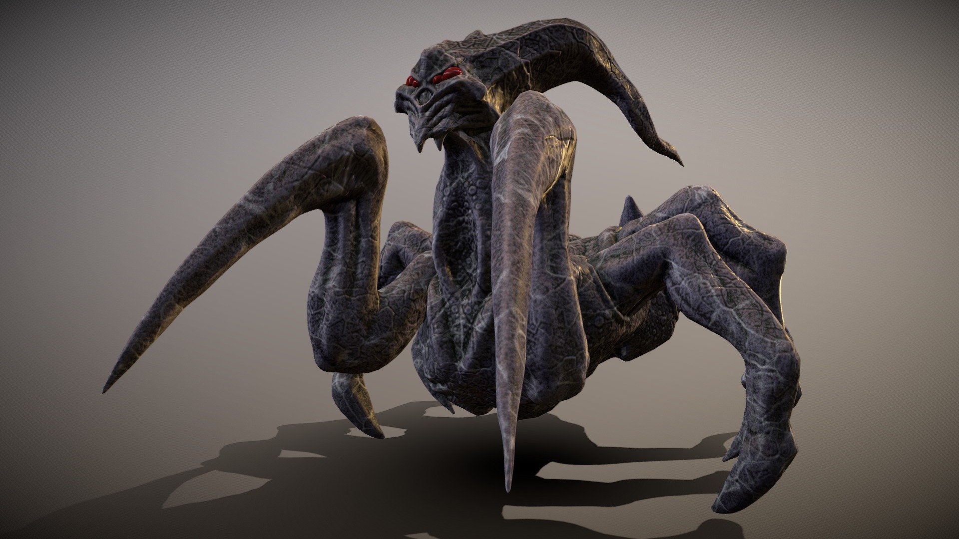 Alien creature - 3D model by jcarly [c2acbfc] - Sketchfab