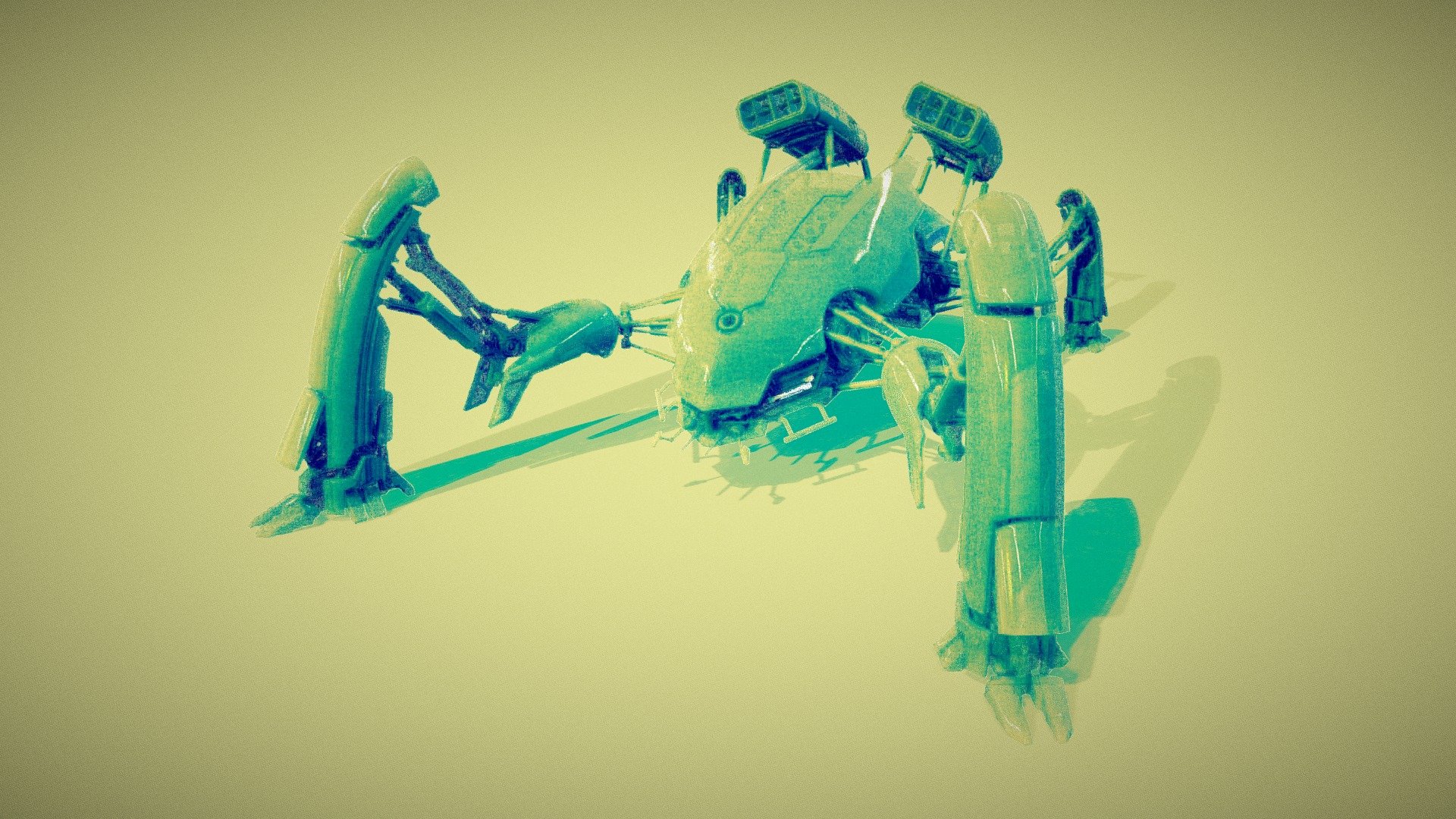 Frog mech - Flava Rano - 3D model by sy-kim [c2ad9cb] - Sketchfab
