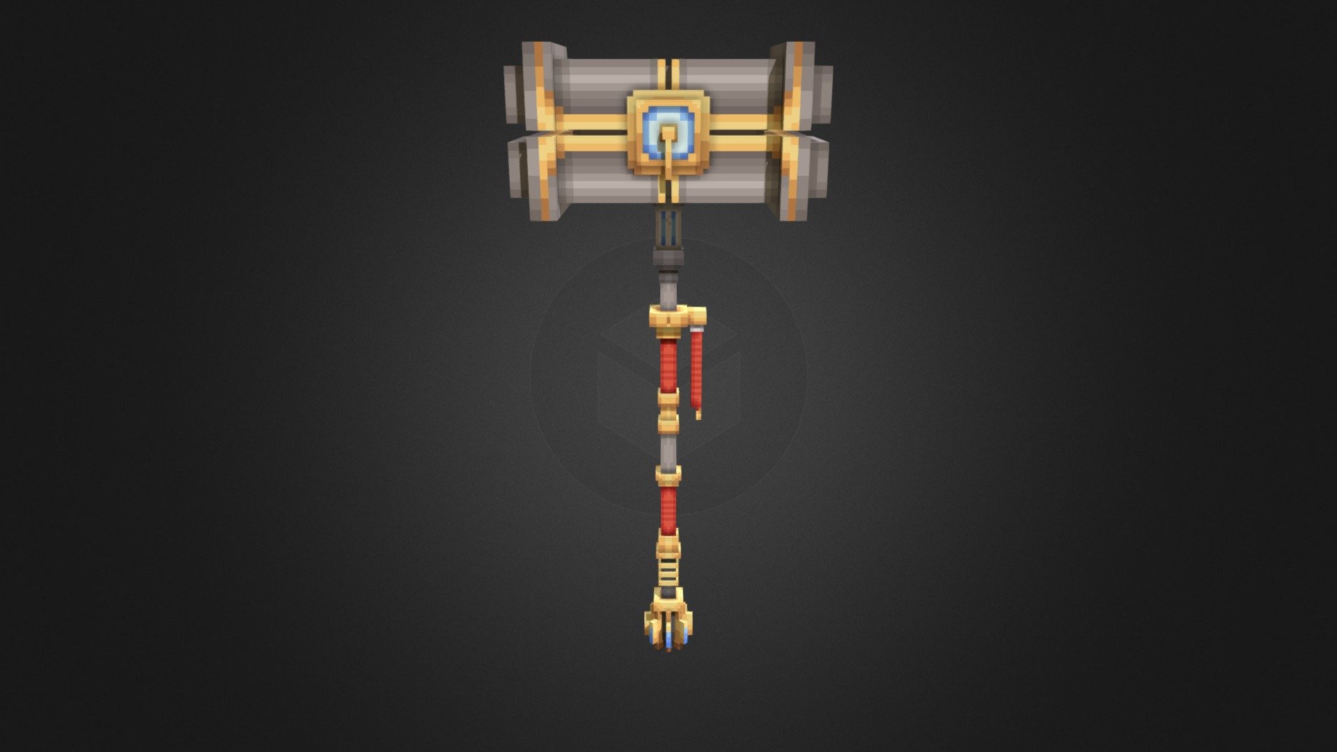 Jayce's Hammer Arcane Minecraft - 3D model by Snikbar (@SSnikbarr ...