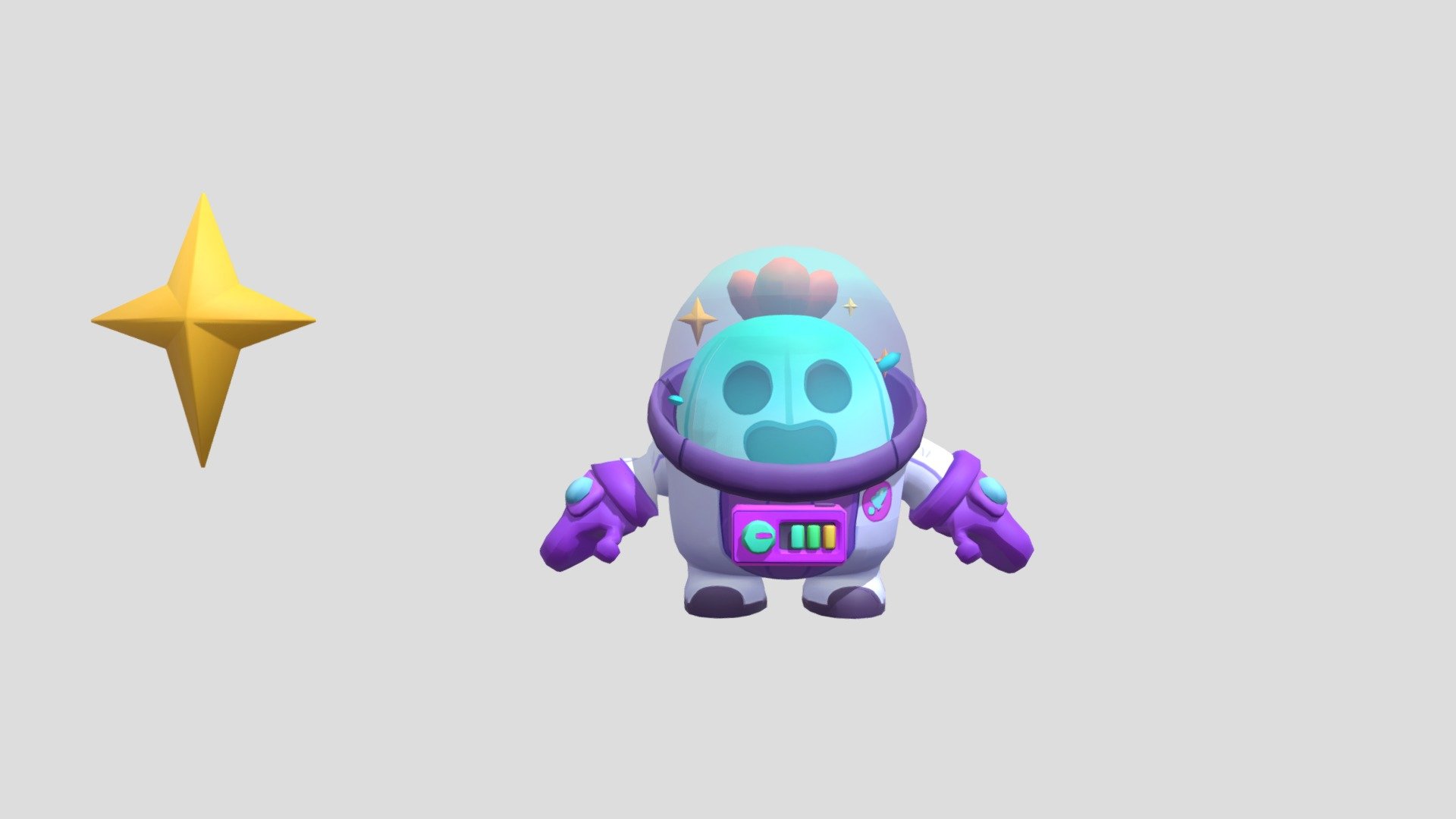 INTERGALACTIC SPIKE CHINA EXLCUISVE SKIN - Download Free 3D model by ...