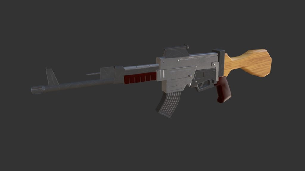 Old Man Viktor Gun - 3D model by Eric Sewell (@EsteriorViper) [c2ae7b3 ...