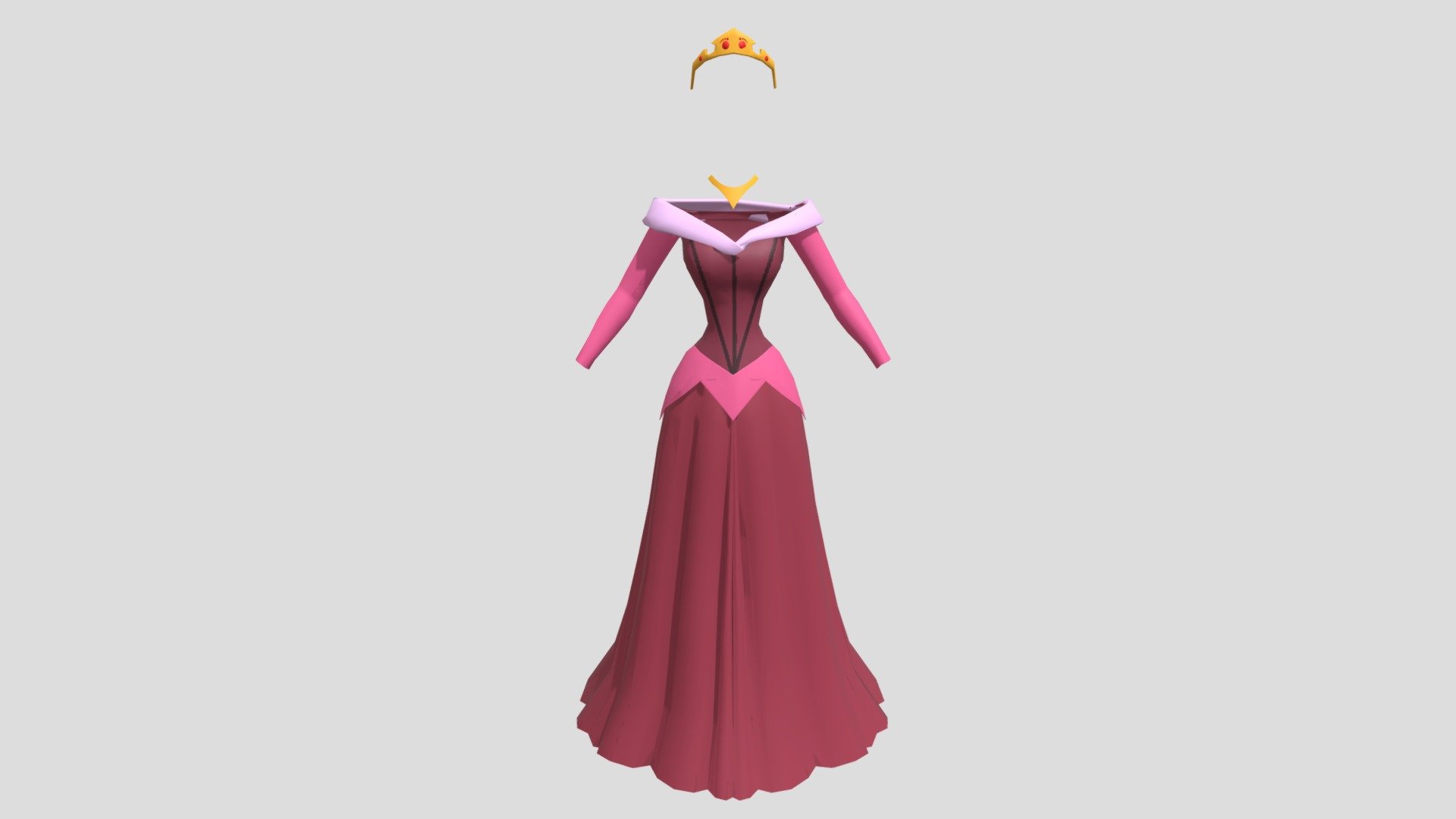 princess Aurora custom clothes - Download Free 3D model by Princess ...