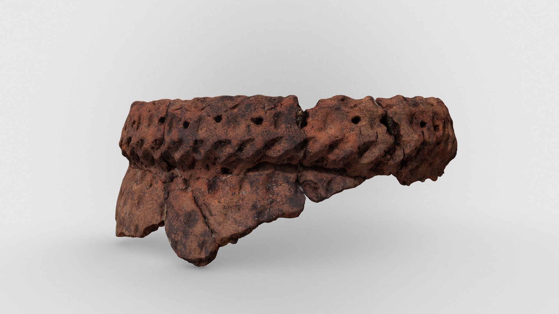 Фрагмент керамического сосуда - 3D model by DHlab [c2af462] - Sketchfab
