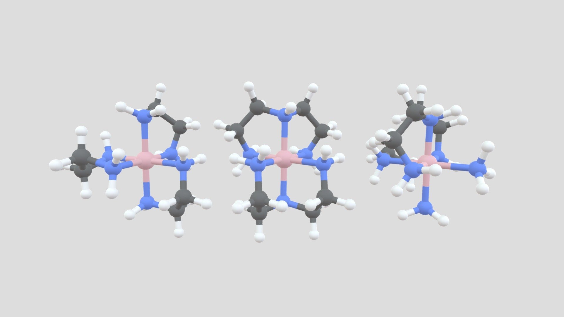 Metal complex: Denticity of ligands - Download Free 3D model by ...