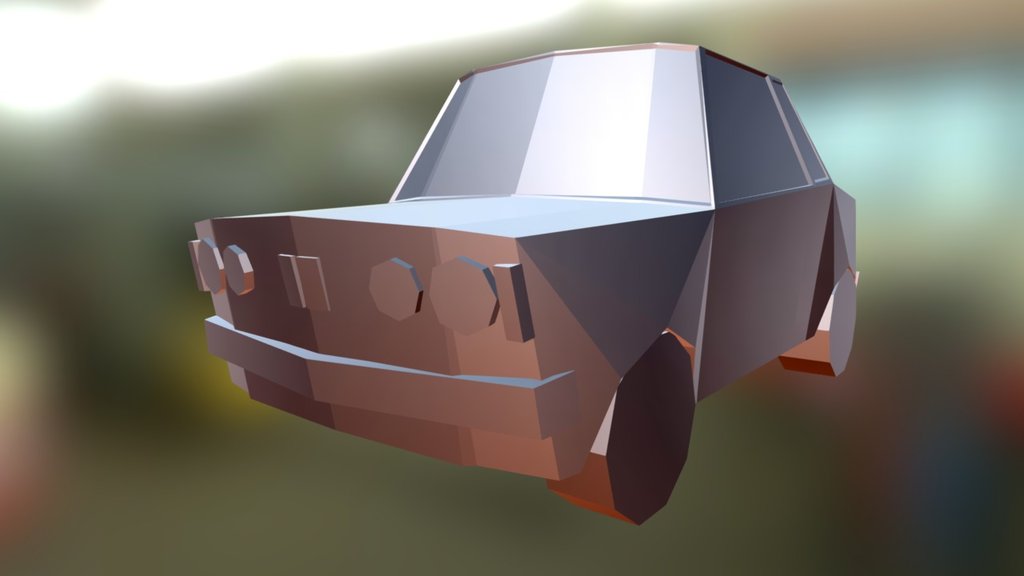 Low Poly Car - Download Free 3D model by Łukasz Brożek (@lukaszbrozek ...