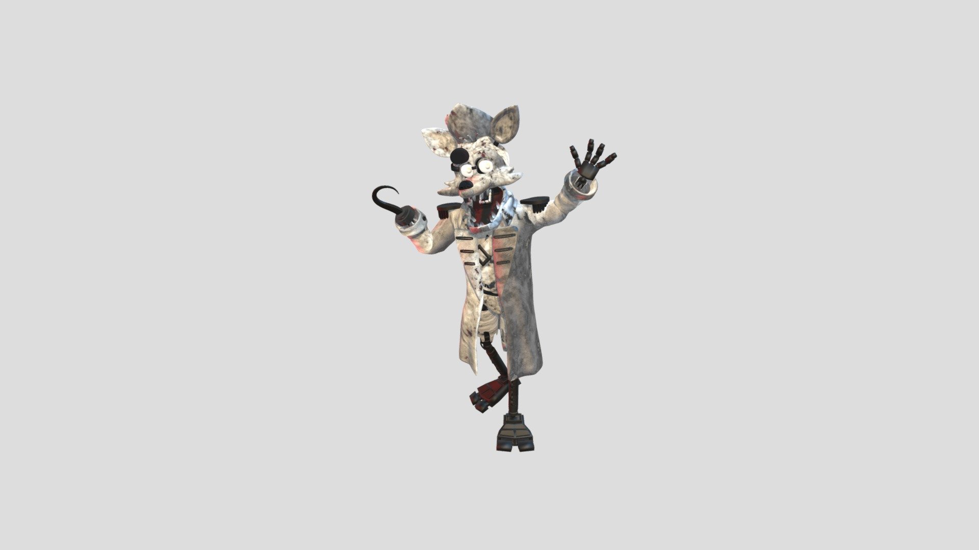 Remastered Pirate Foxy - Download Free 3D model by NachiG [c2b20d2 ...