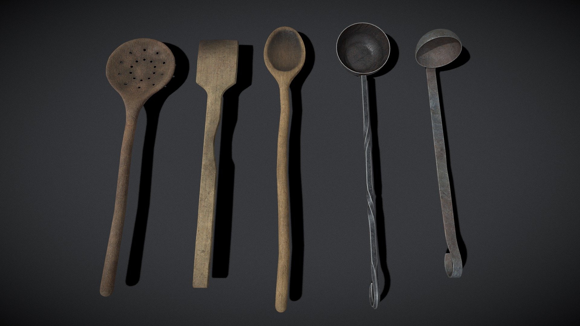 Kitchen Utensils - Buy Royalty Free 3D model by GetDeadEntertainment ...