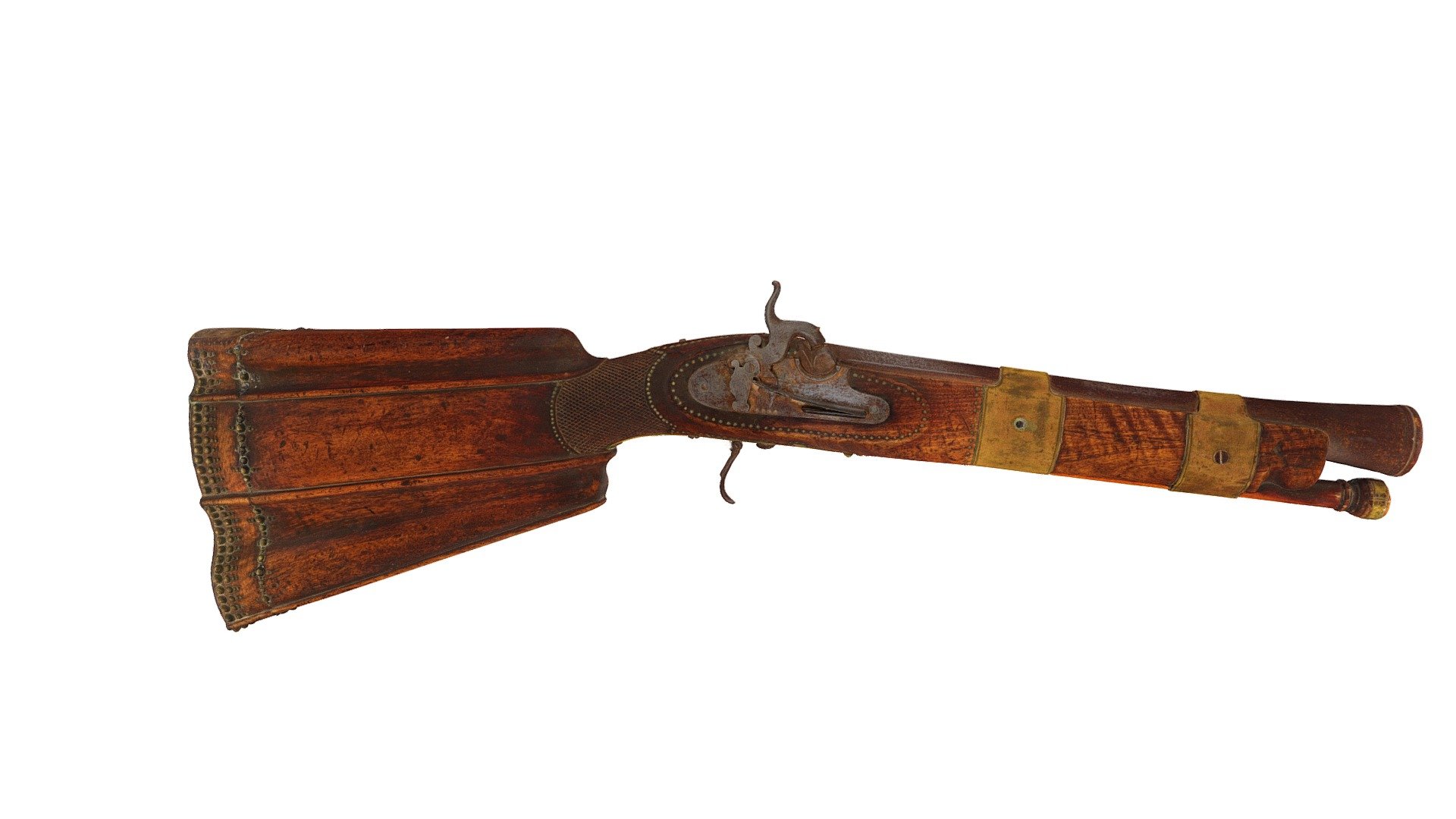 Trabuc de borda, 1834 - 3D model by MNACTEC [c2b500e] - Sketchfab