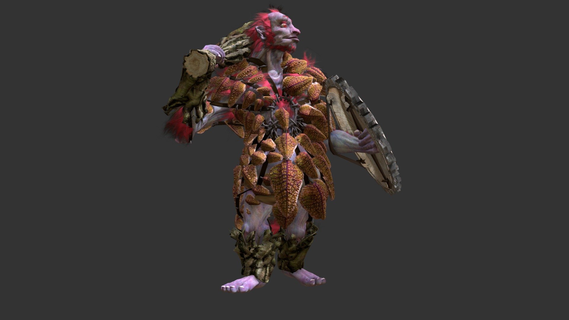 Firbolg Druid - 3D model by EvanSisson [c2b60bb] - Sketchfab