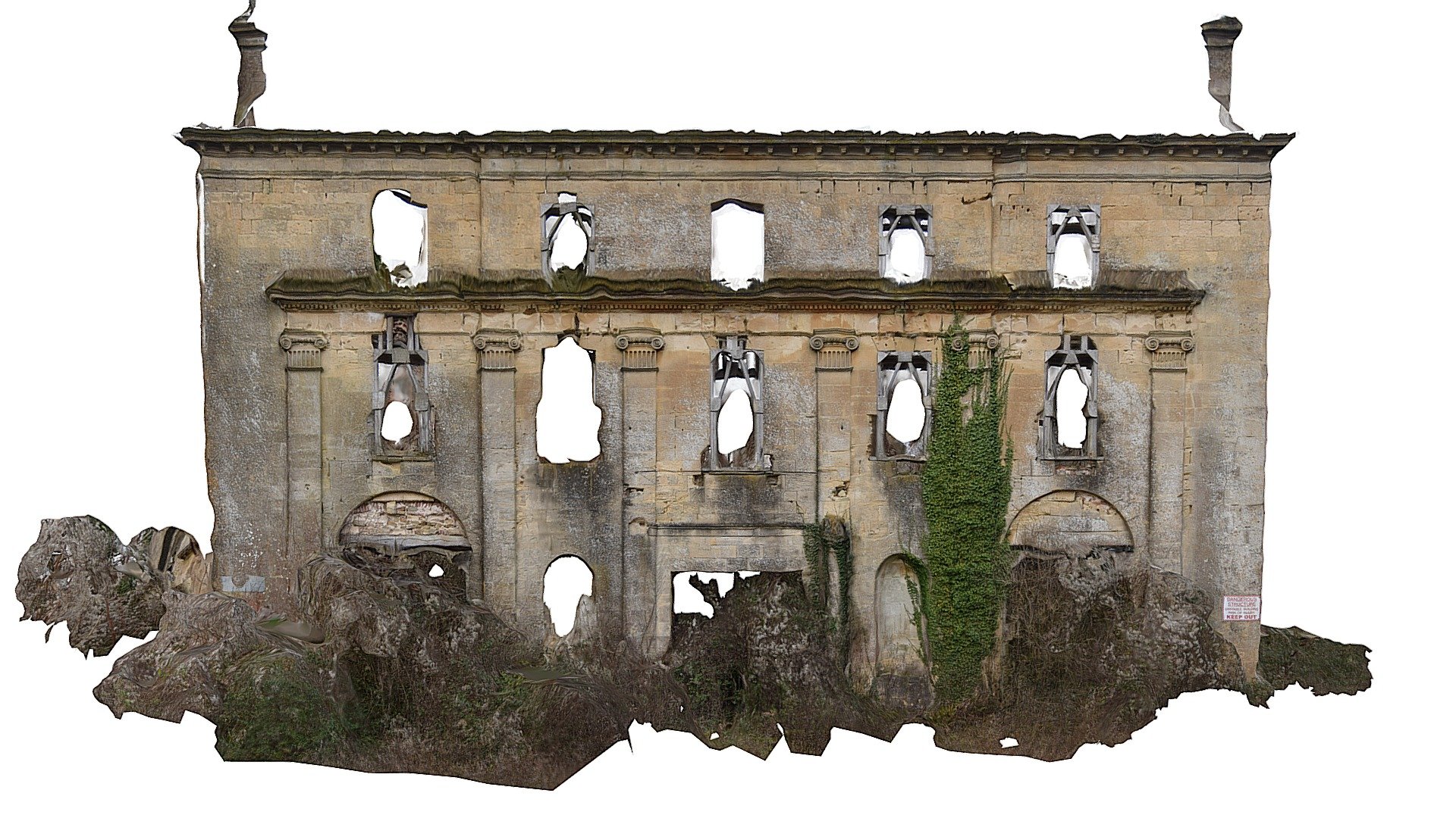 Piercefield House, Monmouthshire - Download Free 3D model by Connor ...
