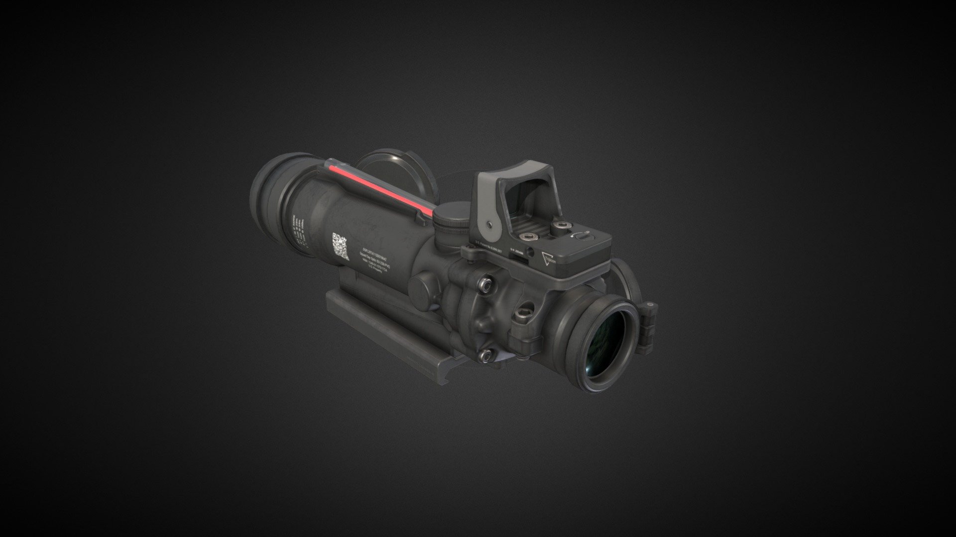 Trijicon TA11SDO - Buy Royalty Free 3D model by Akinaro [c2b73bb ...
