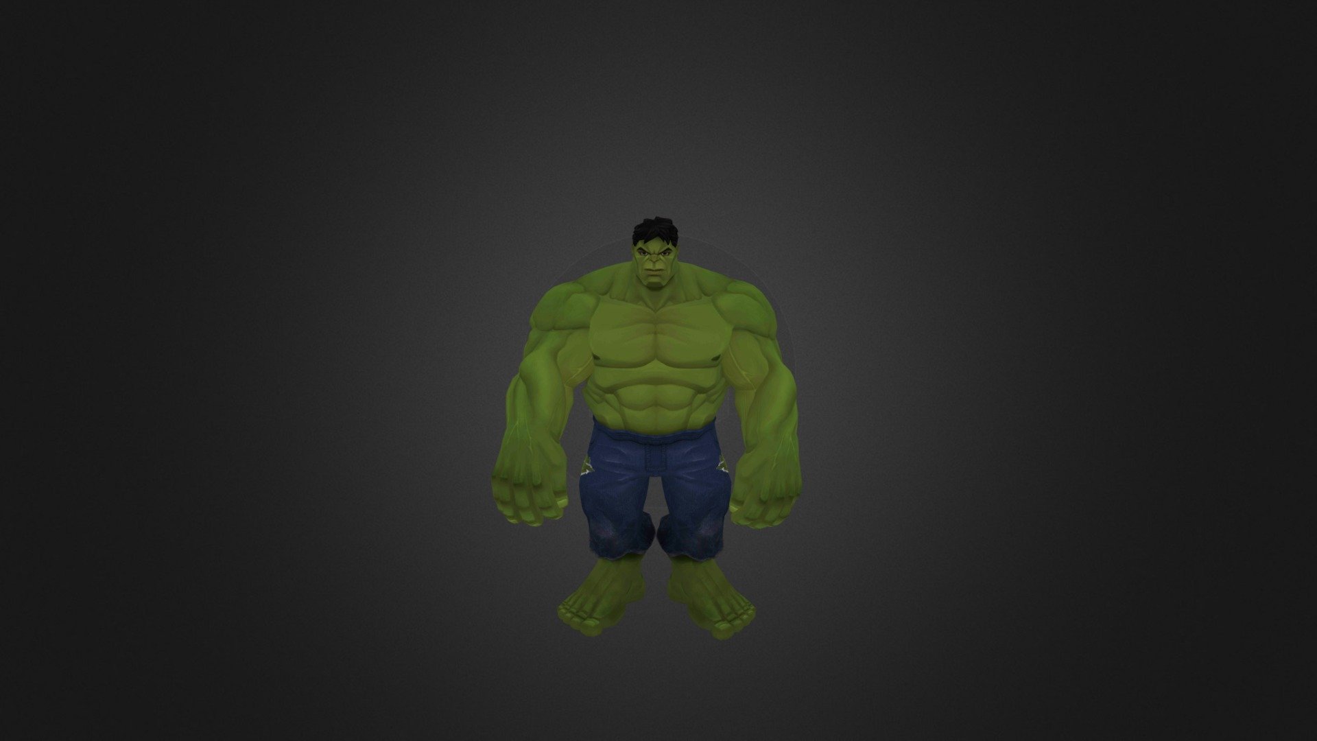 Hulk Bored - 3D model by 5176 Cba (@5176Cba) [c2b8db8] - Sketchfab