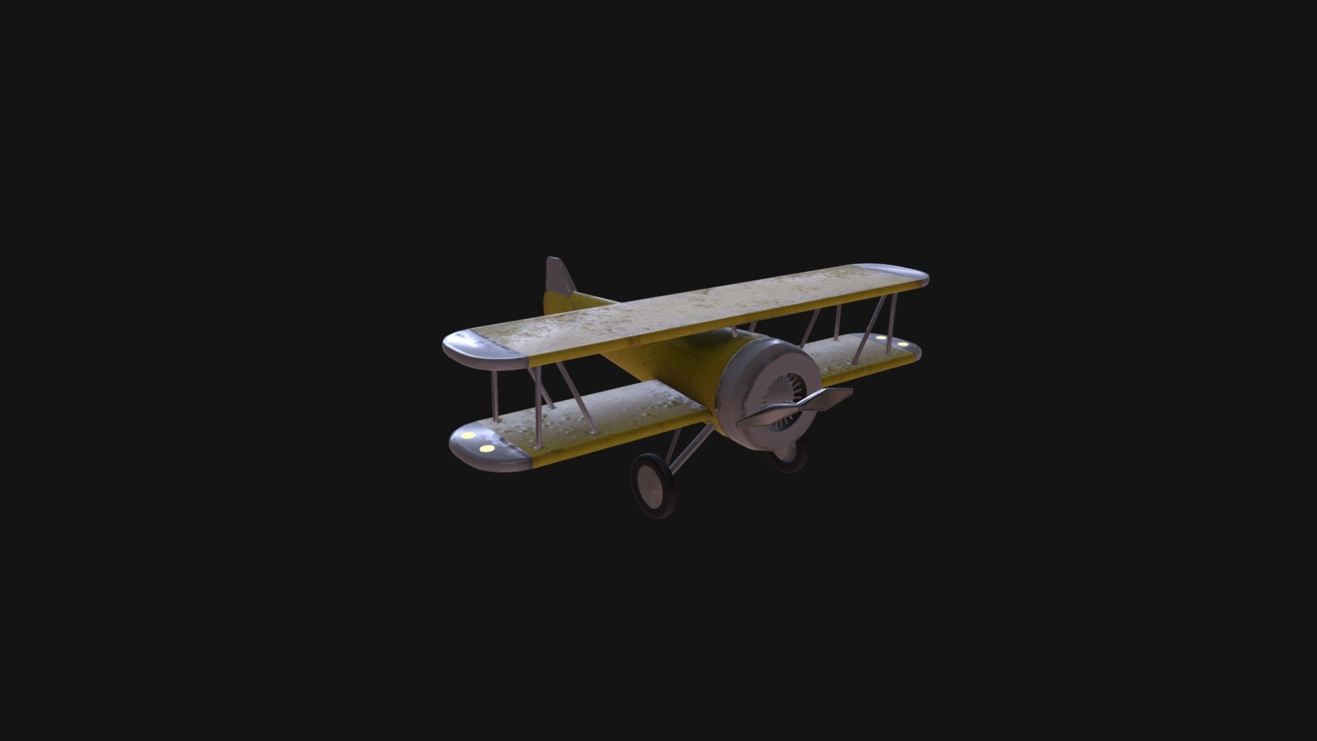 Yellow Glider Plane - 3D model by aleksej.dom [c2b9ddf] - Sketchfab
