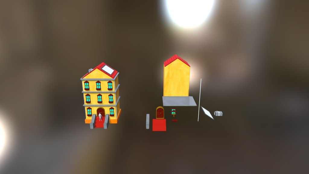 House model (textured) - 3D model by johneveritt93 [c2ba174] - Sketchfab