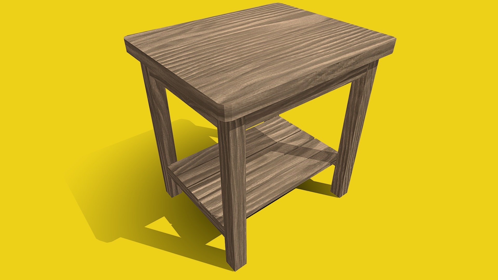 Wooden Table - Download Free 3D model by Sandeep Agarwal (@Sandeep7487 ...