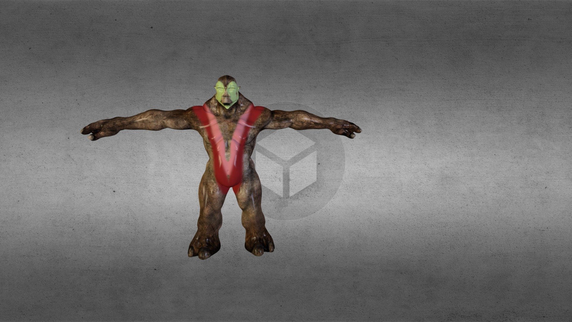 Merged_Throll_1.OBJ - 3D model by YiXianZhang [c2bcb08] - Sketchfab