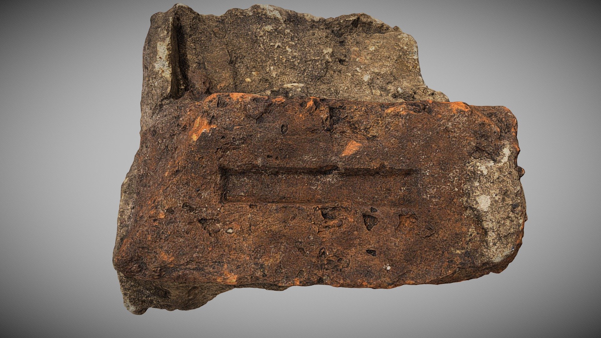 Historic Clay Brick with Frog - 3D model by University of South Florida ...