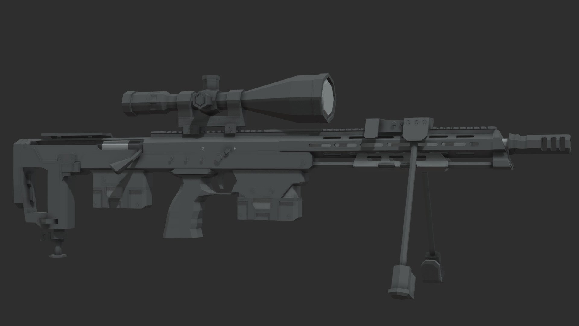 [Low Poly] DSR-1 - 3D model by ATAK (@FriendlyHoovy__) [c2bd3f6] - Sketchfab