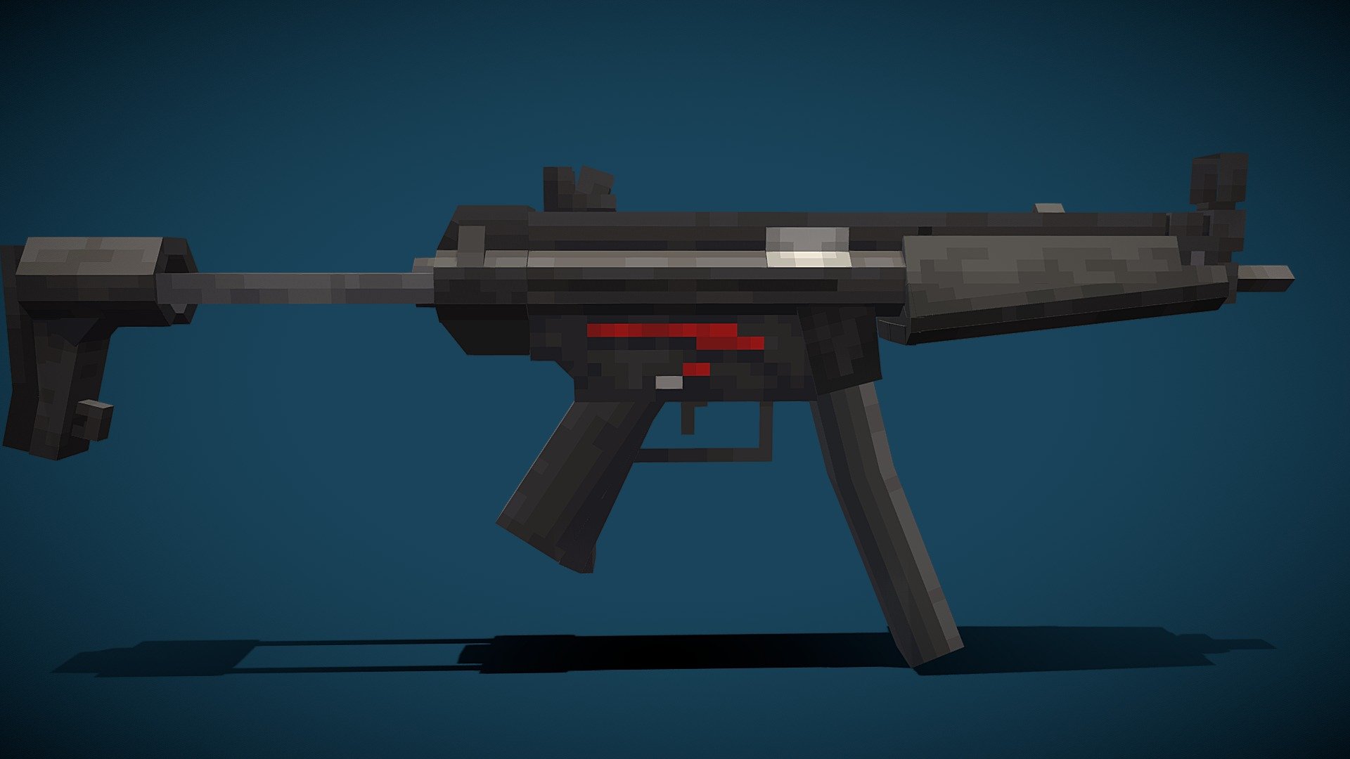 mp5a5 low poly - 3D model by MMecha [c2bd93e] - Sketchfab