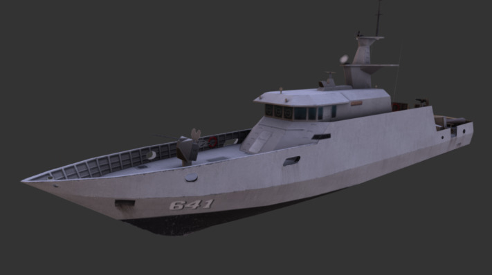 Kapal Cepat Rudal Kls Clurit641 - 3D model by lademadane [c2bdb33 ...