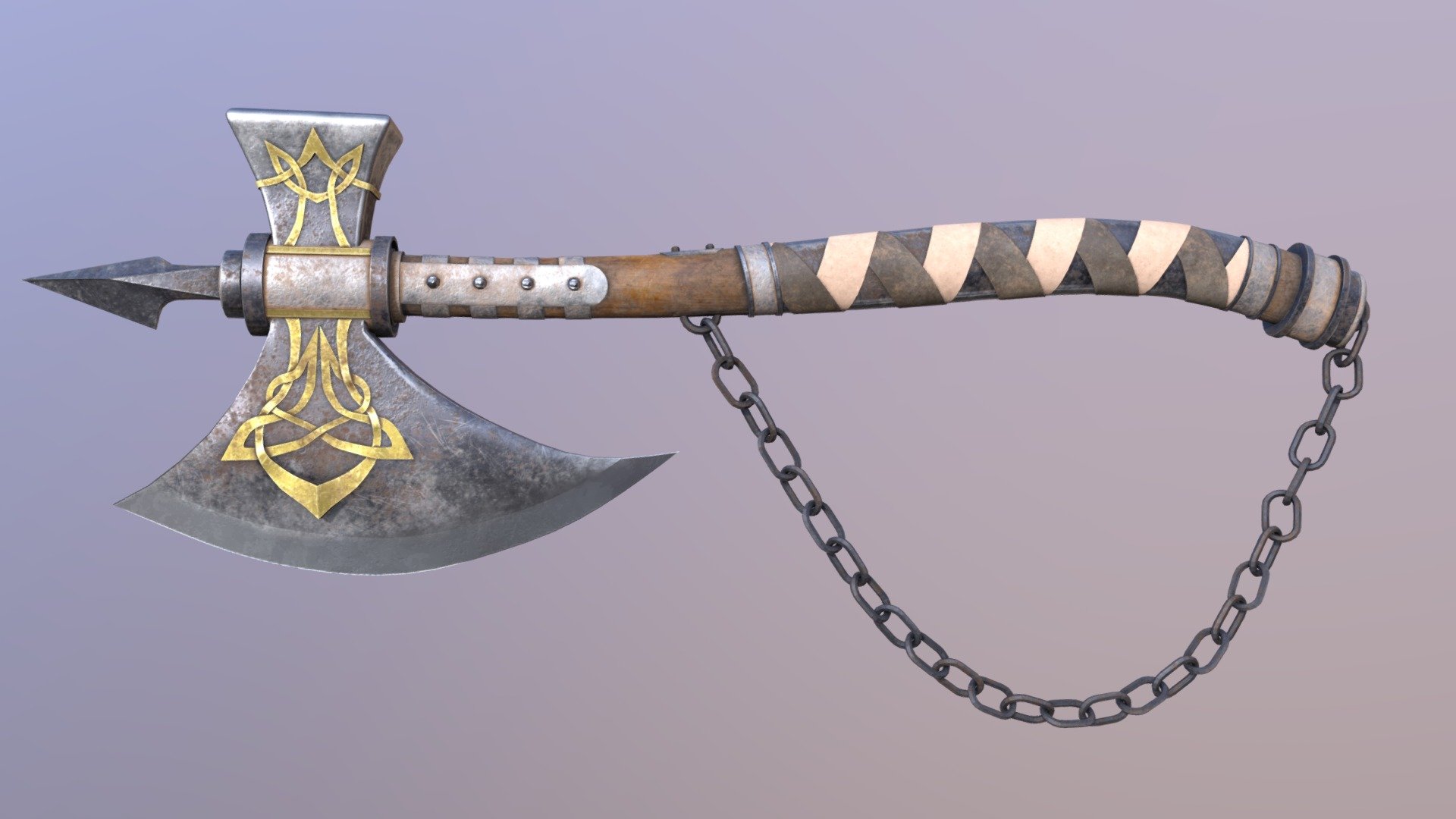 Axe 01 (Modeling Practice) - 3D model by Frolov Oleg (@FrolovOleg ...