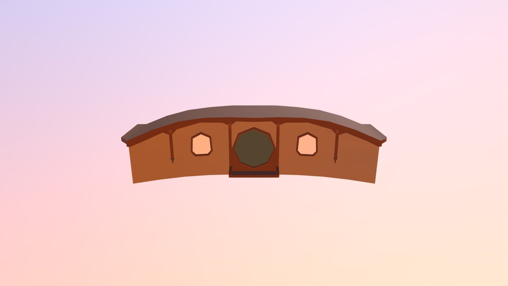 Low Poly Bag End - 3D model by Unlucky13 [c2beed6] - Sketchfab