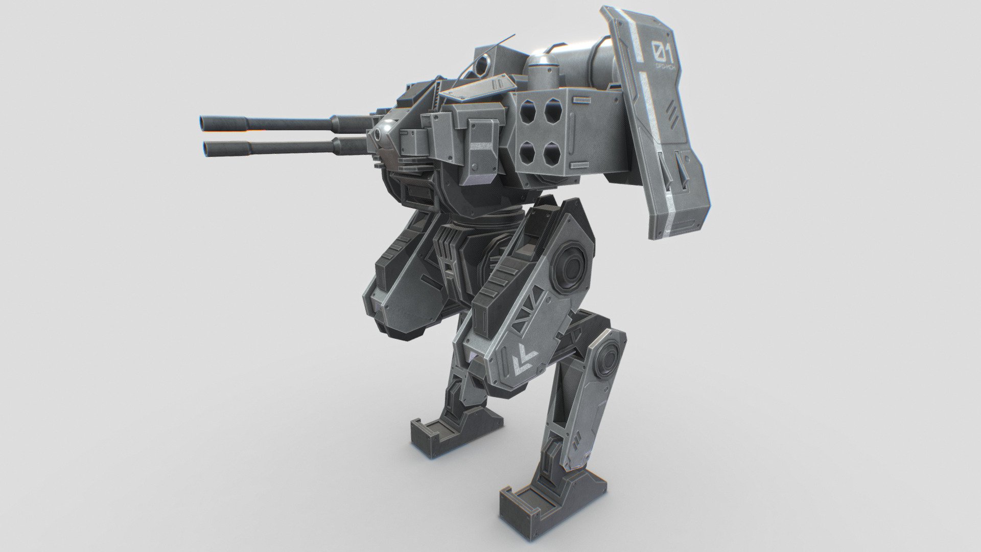 Defender Mech - Buy Royalty Free 3D model by Anima Z (@Anima-Z ...