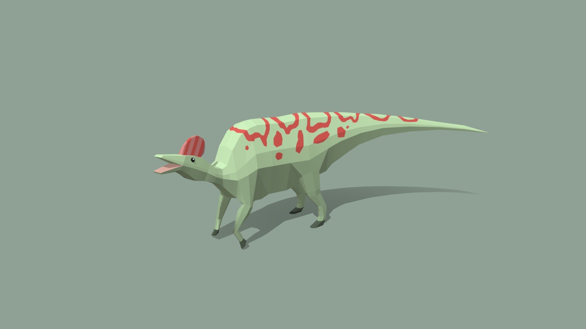 Low Poly Corythosaurus - 3D model by SubSpooky [c2bf620] - Sketchfab