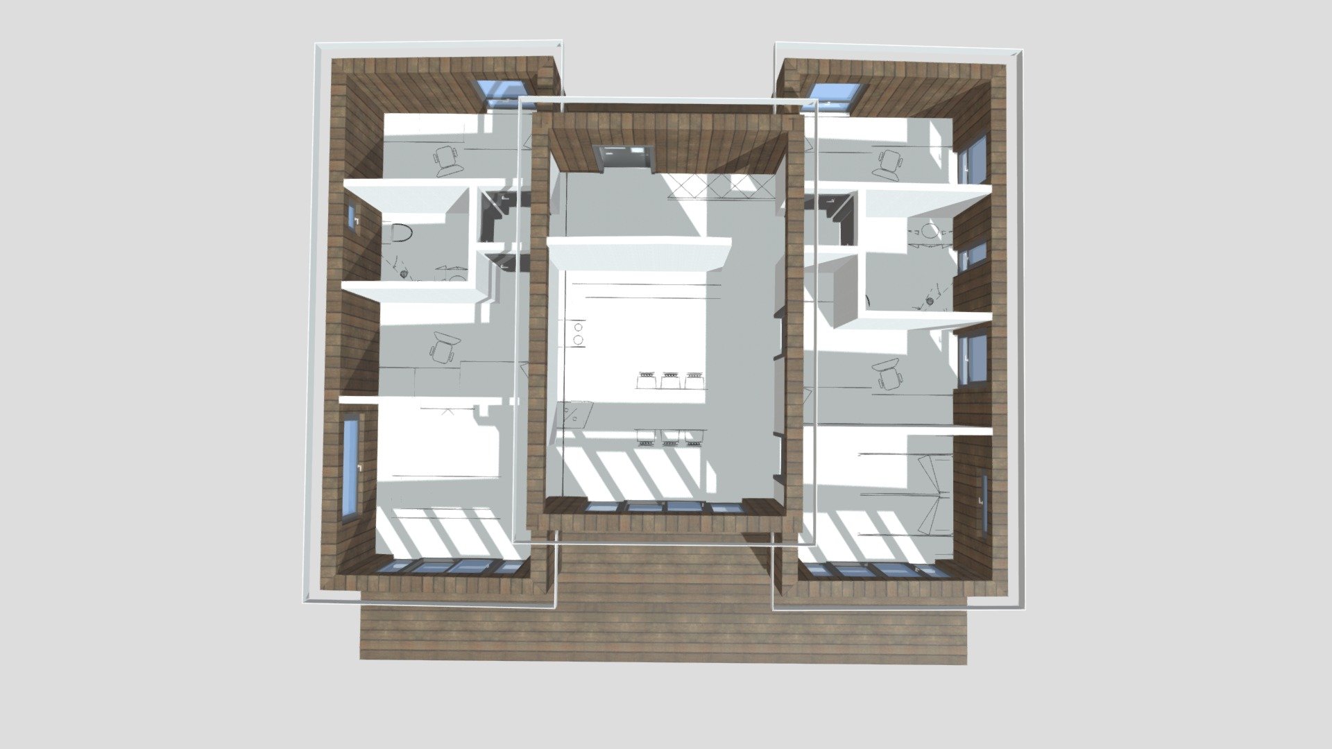 1ET Atriumhus v.2 - Download Free 3D model by MAJO (@MAJO_EIENDOM ...