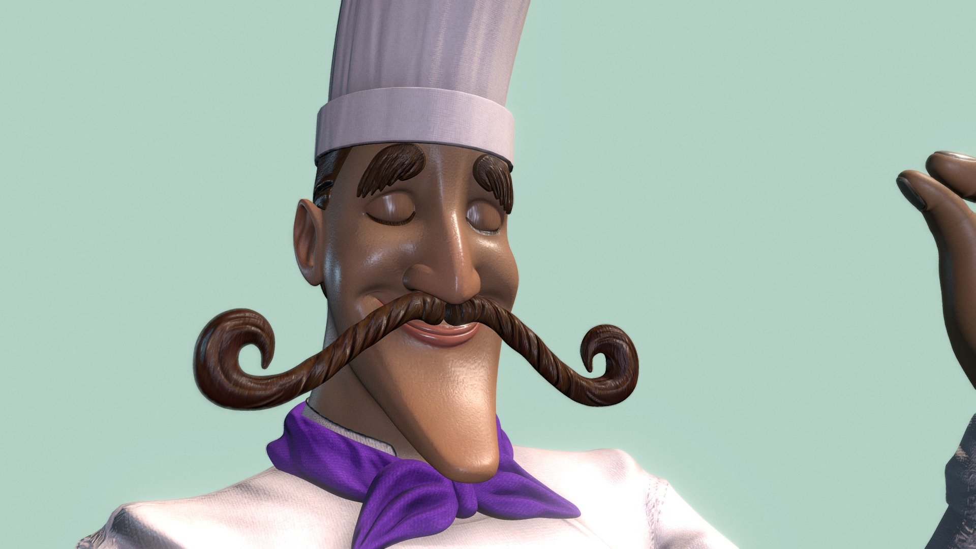 CHEF - Cartoon Character - 3D model by ARNAU PLANAS QUINTANA (@aplanasq ...