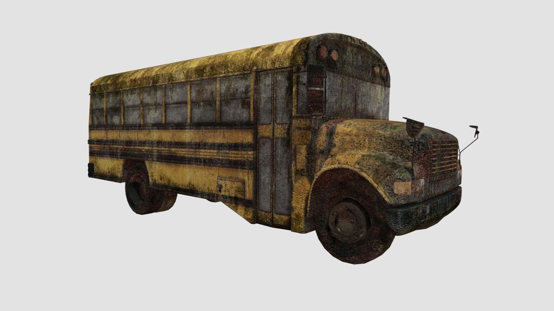destroyed bus - Buy Royalty Free 3D model by Evermotion [c2c068f ...