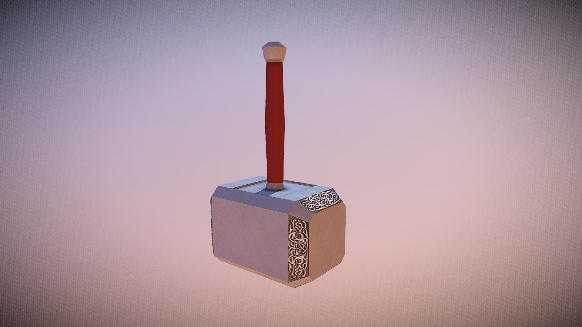 Thor's Hammer (Mjolnir) - 3D model by Matthew Forgrave ...