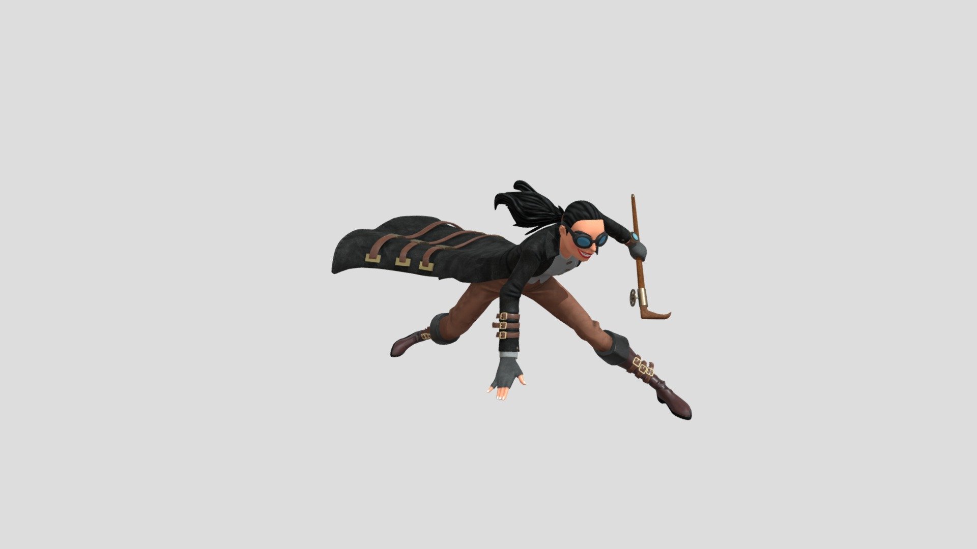 Steampunk Hero - 3D model by lisnawanty.lsy [c2c164e] - Sketchfab