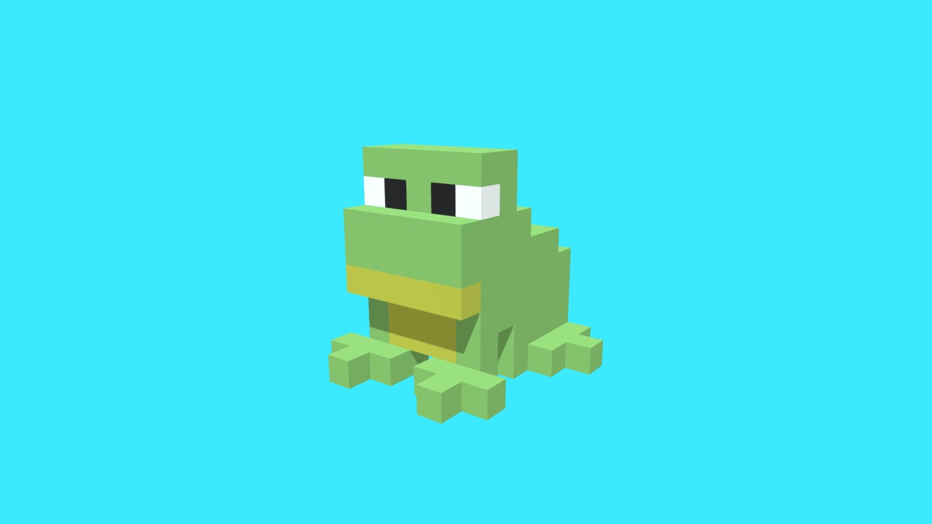 Voxel Frog (Green) - Buy Royalty Free 3D model by COVE989 [c2c26f1 ...