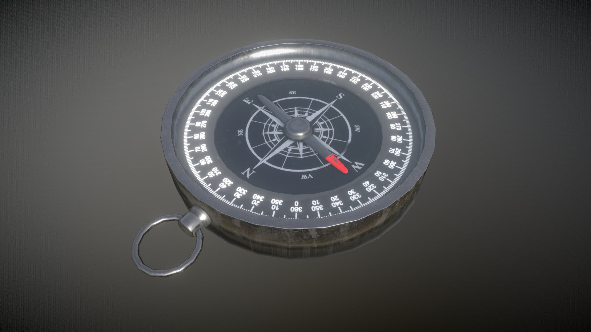Compass - 3D model by Dan Rieger (@riegerman) [c2c5fc9] - Sketchfab
