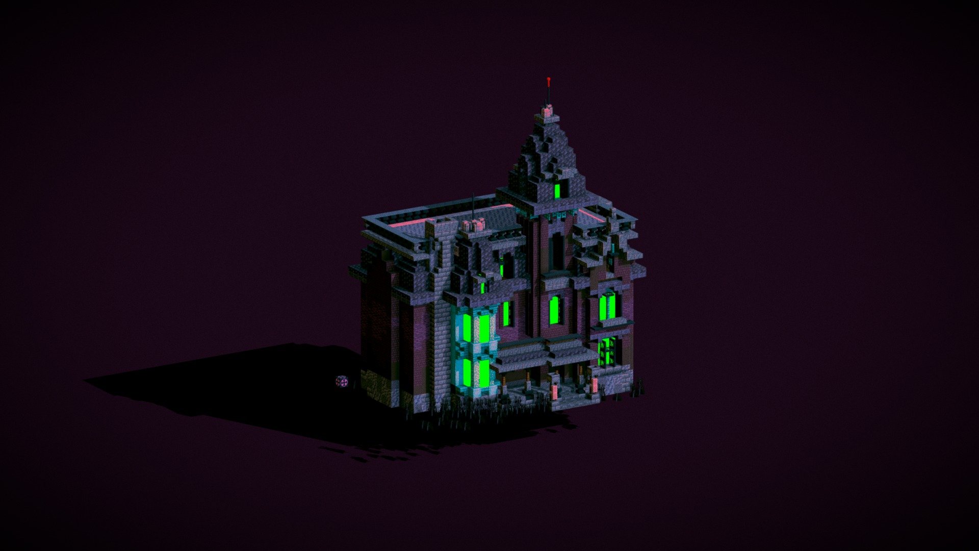 Haunted House - 3D model by SevenScroll5003 [c2c6ab2] - Sketchfab