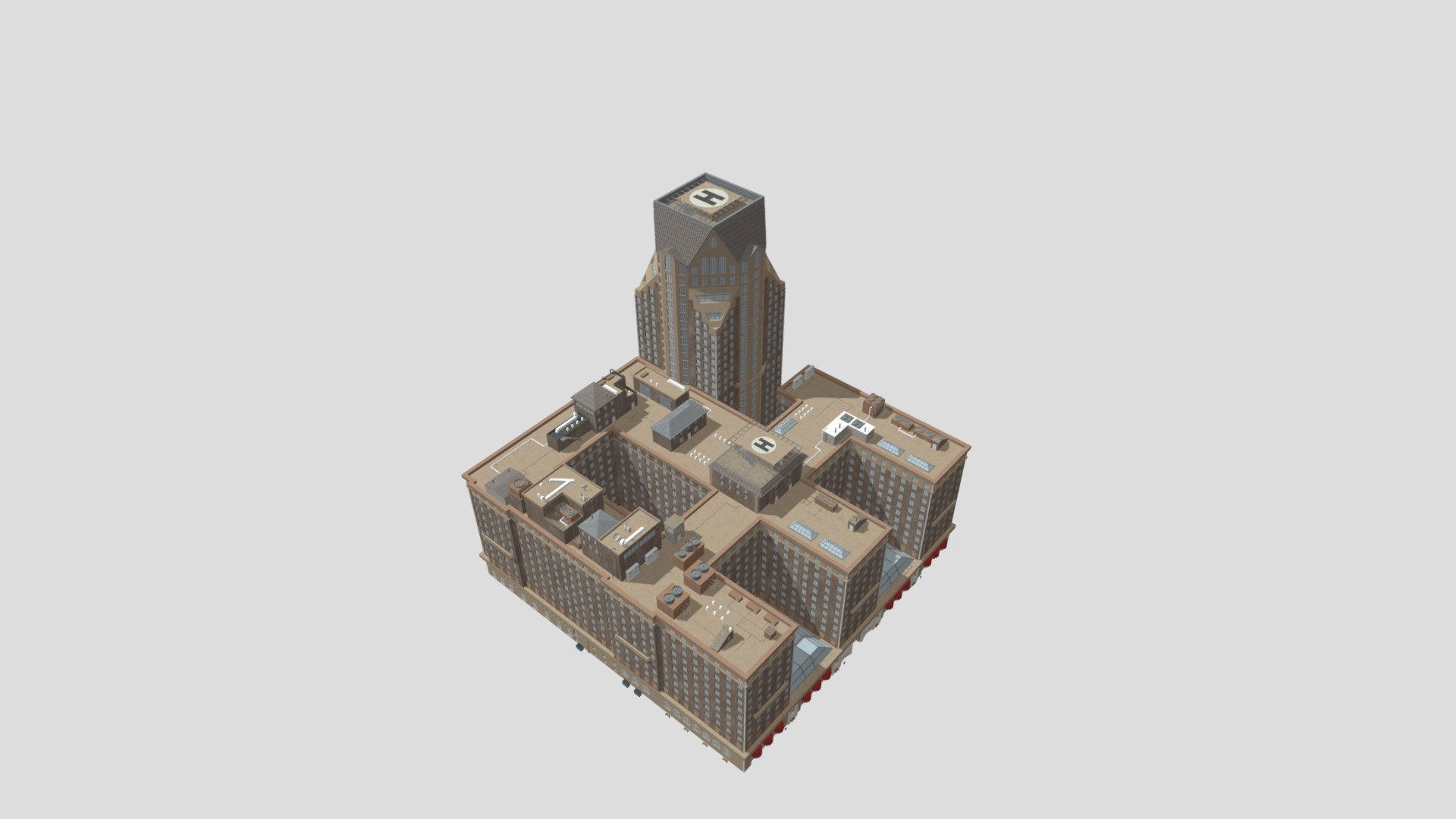 Los Angeles Building - Download Free 3D model by ixumix.sds [c2c6b37 ...